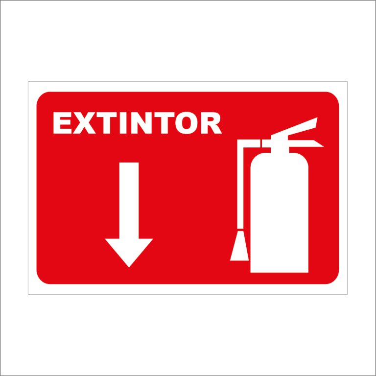 Rótulo extintor 30x20cm - Innovarte