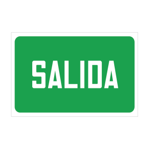 Rótulo Entrada / Salida 30x20cm - Innovarte